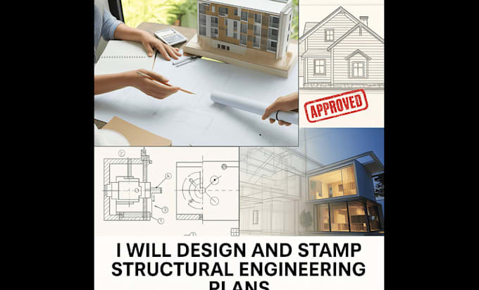 Design stamp structural engineering mep plans for residential and ...