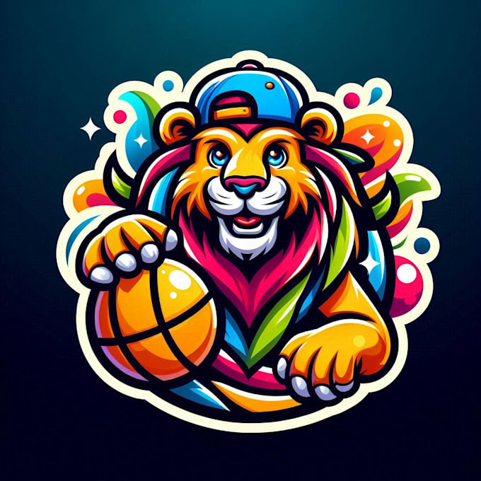 Design high quality lion mascot logo with free source file by ...