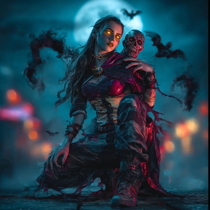 Made fantasy horror character art depending on your concept by Eyetaker ...