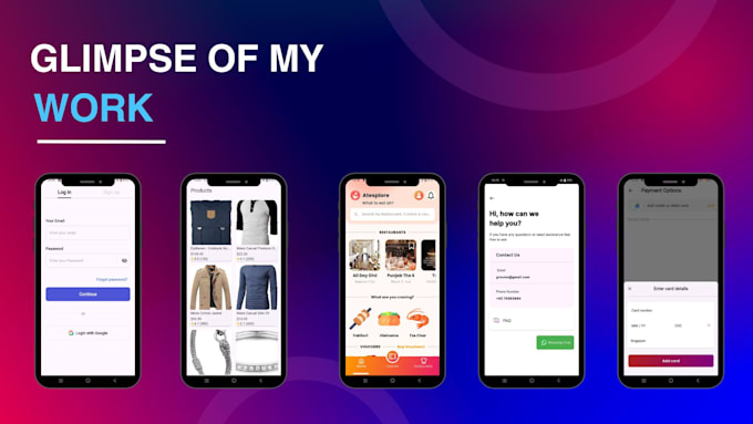 Develop cross platform mobile app using flutter by Tasmiyaflutter_ | Fiverr