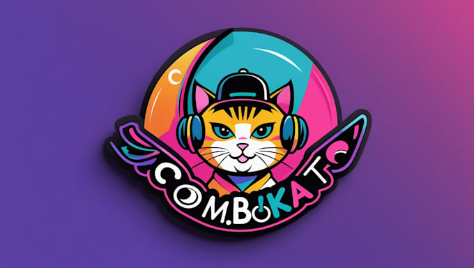 Make combo kat mascot logo for you with new concept by Nesan_saju | Fiverr