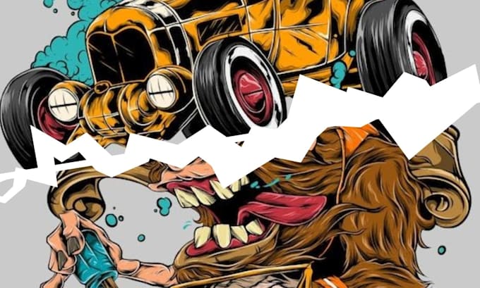 Create kustom kulture rat fink ed roth hot rod monster portrait in ...