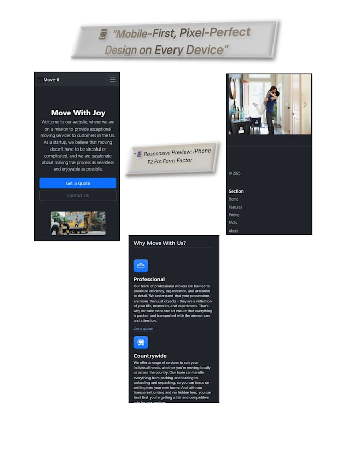 Build a modern, responsive website with bootstrap and javascript by ...