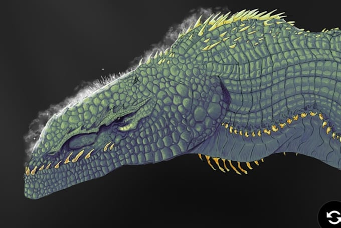 Draw unique fantasy creatures, dragons, or monsters for your project by ...