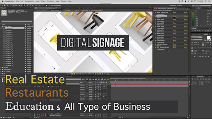 Design professional and creative digital signage video by Assistia | Fiverr