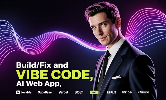 Fix bug code, deploy lovable vibe coded mvp web app bolt new replit supabase by Russmcneil | Fiverr