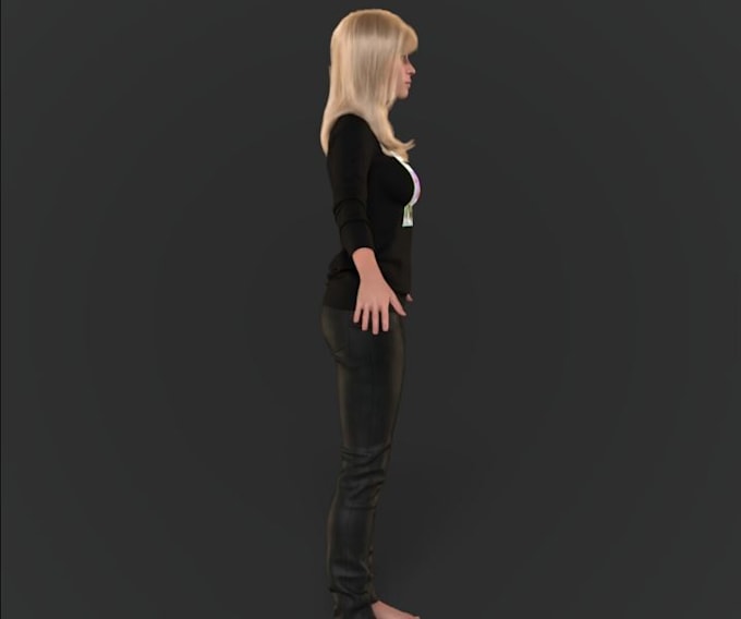 Stylish metahuman character,3d avatar for web3 js,vrchat,vrm model,ue5 ...