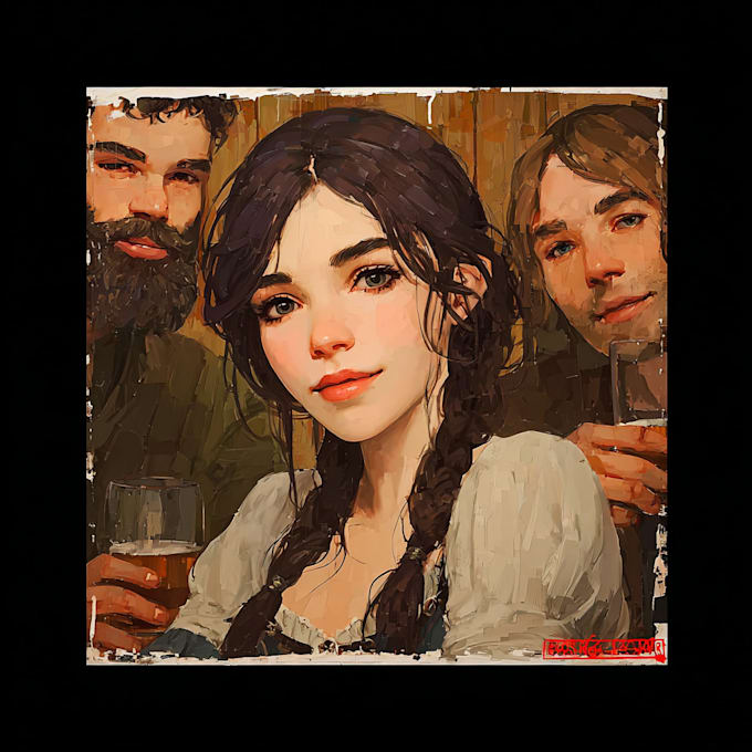 Draw dnd art character, creature, game art, sheet, fantasy art and dnd ...