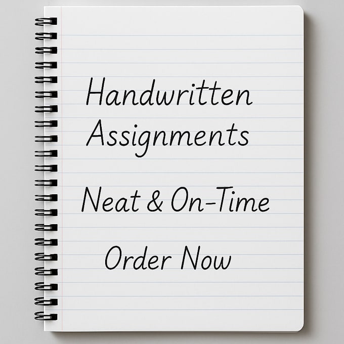 Write your assignments by hand and create word, powerpoint, and excel files by Ruqiarazzak734 ...