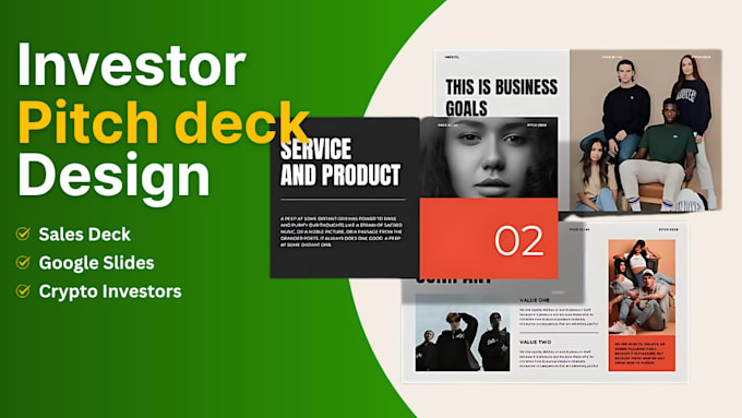 Create pitch deck, canva google slides and powerpoint presentation design by Steve_busa | Fiverr