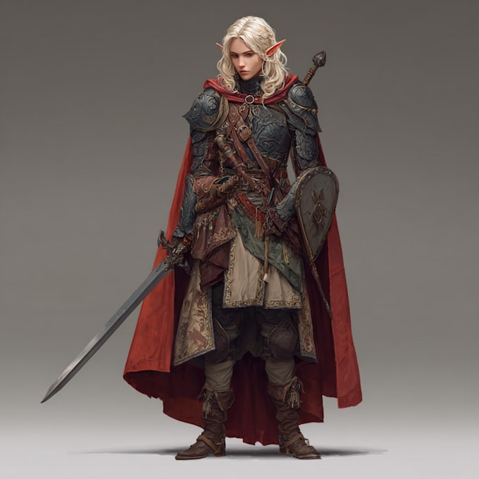 Illustrate your ttrpg oc, vtm, fantasy, dnd character art by ...