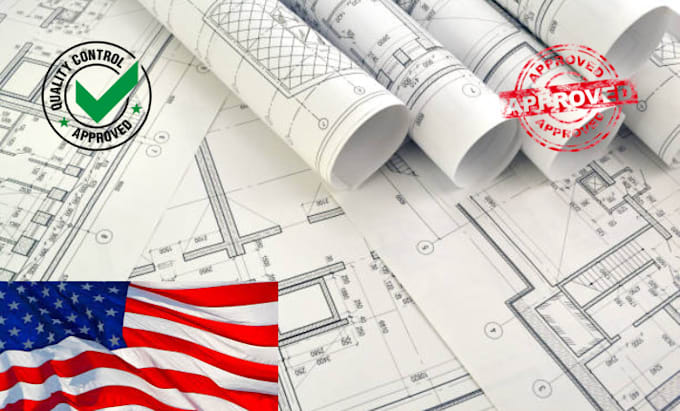 Draw architectural engineering drawing mep floor plan city permit by ...