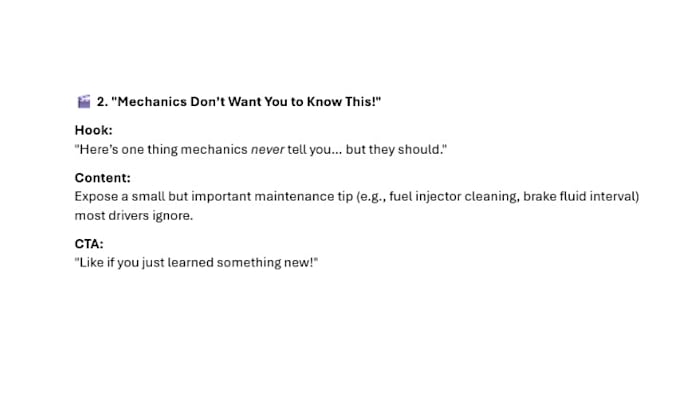 Write 5 viral tiktok or reels scripts for your niche by Giovaneepirree | Fiverr