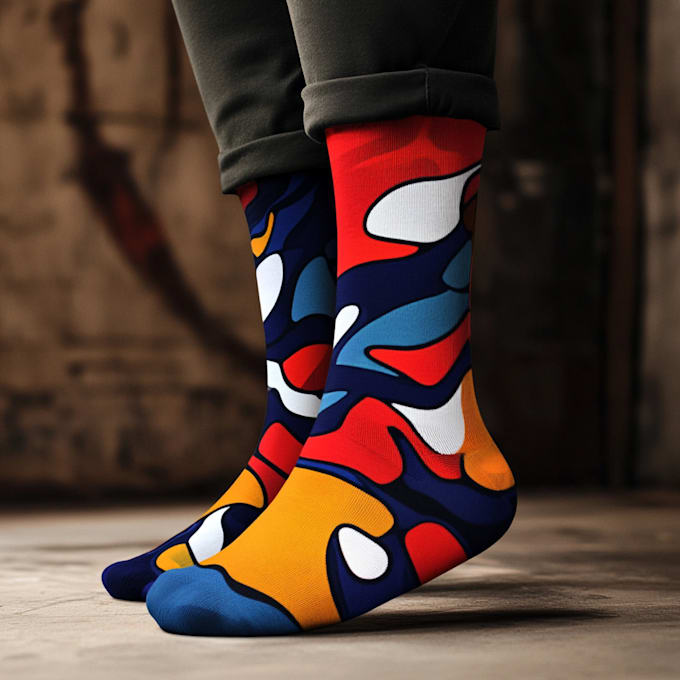 Draw a pair unique socks for you by Grahamorder | Fiverr