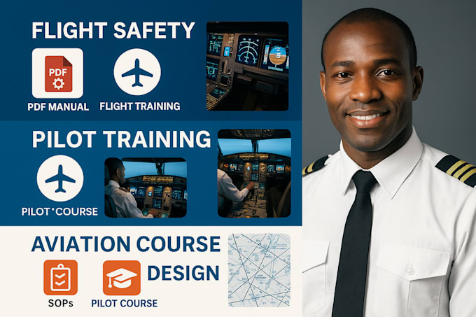 Create aviation sops flight manuals pilot training course aircraft operation by Calebfrosh | Fiverr