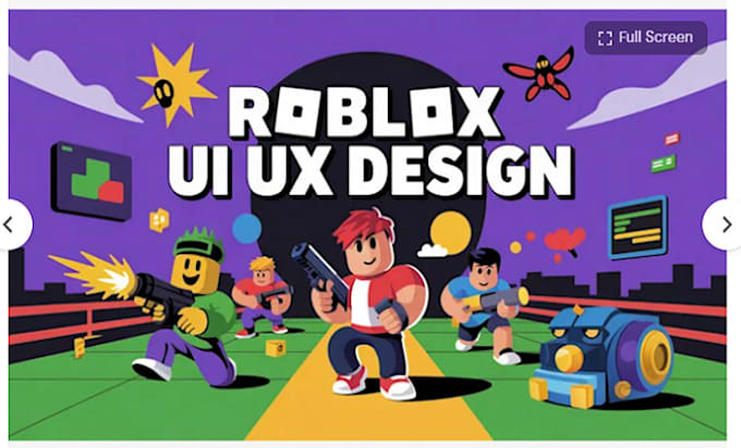 Design ui ux designer roblox ui ux animation and roblox script scripting game by Faruqola57 | Fiverr