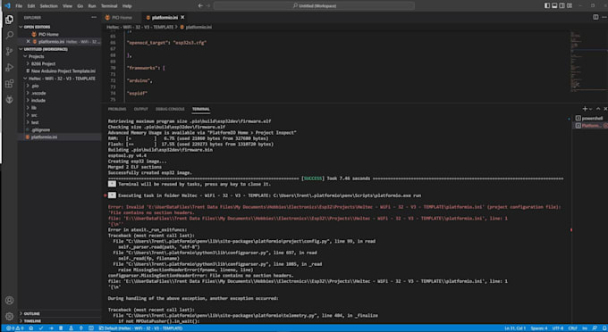 Développer le firmware esp32, stm32, nrf52, arduino pour l'iot, ble ...
