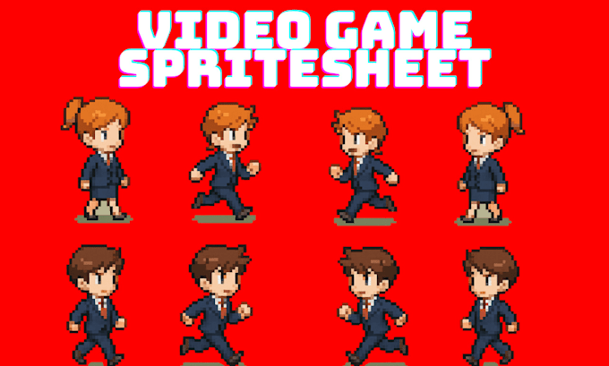 2d spritesheet animation sprite animation character sheet indie game ...