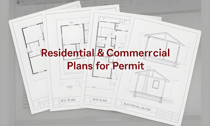 Draw floor plan and permit drawing for city approval and construction