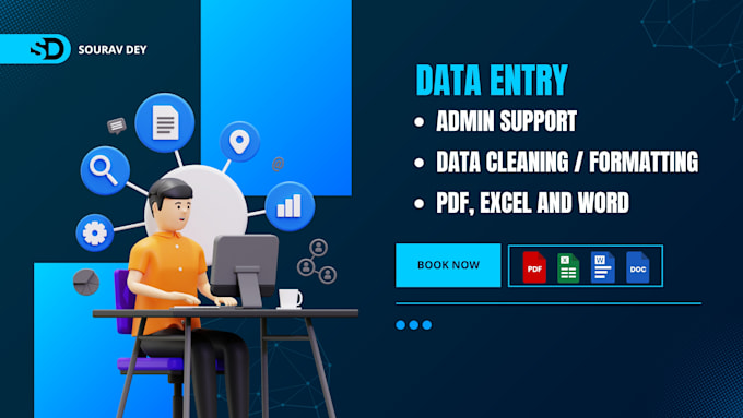 Do data entry, excel data cleaning, and formatting by Souravdey01 | Fiverr