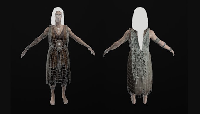 Model and fix up realistic or stylized character, pbr texture, rig ...