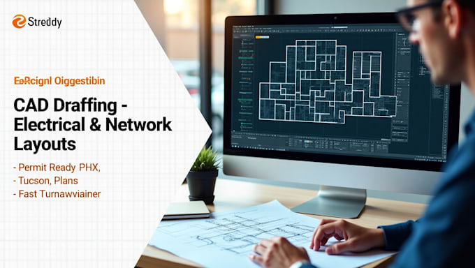 Cad drafting for electrical and network layouts phx, sfd, tucson, mesa ...