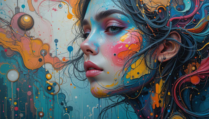 Create stunning ai generated wall art for home, office, or digital ...