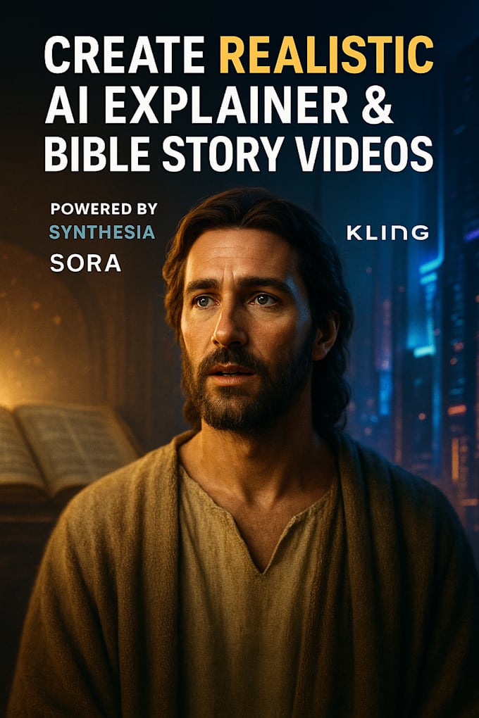 Create realistic ai explainer bible story videos with sora synthesia ...