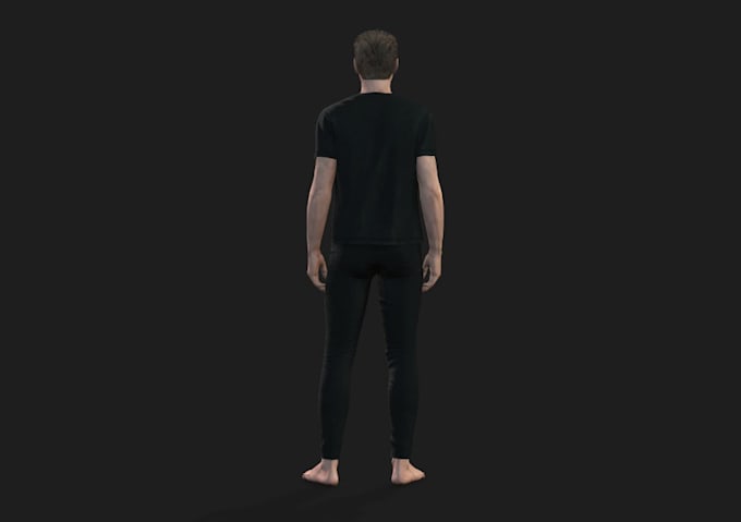 Fix human image 3d model, realistic game character, daz3d, elf model ...