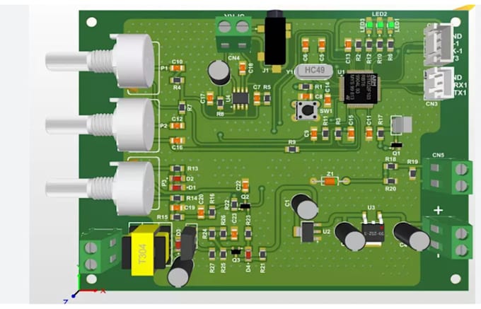 Design pcb schematic diagram circuit design esp32 stm32 altium designer ...
