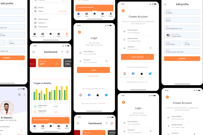 Design responsive ui ux for your website and mobile app in figma by Al ...