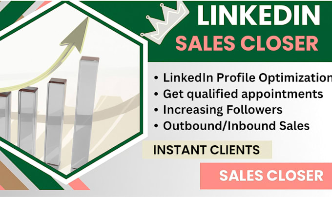 Be your sales closer,sales representative,sales person,high ticket expert by Dealsbybright | Fiverr