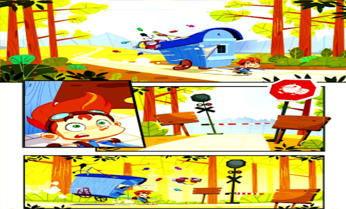 Draw a comic book, cartoon comic strip for you by Salmanai1 | Fiverr