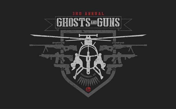 Design professional gun shop logo without any copyright by Vinicius ...