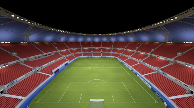 Make realistic 3d stadium animation, field render, 3d sport arena, mini ...