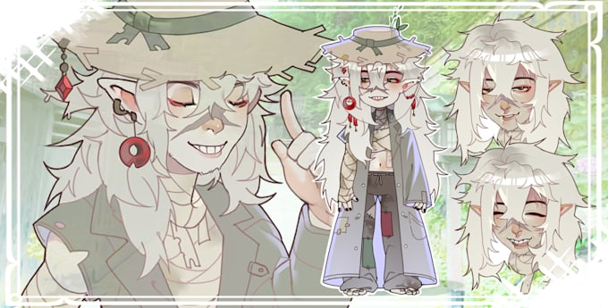 Draw custom character sheet by Emoguro | Fiverr