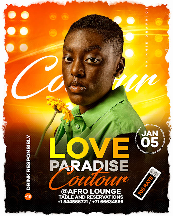 Create a stunning and live poster design by Vhinnienholimit | Fiverr