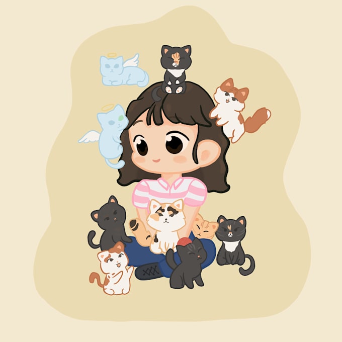 Bring your dnd character to life and i could also draw you in chibi ...