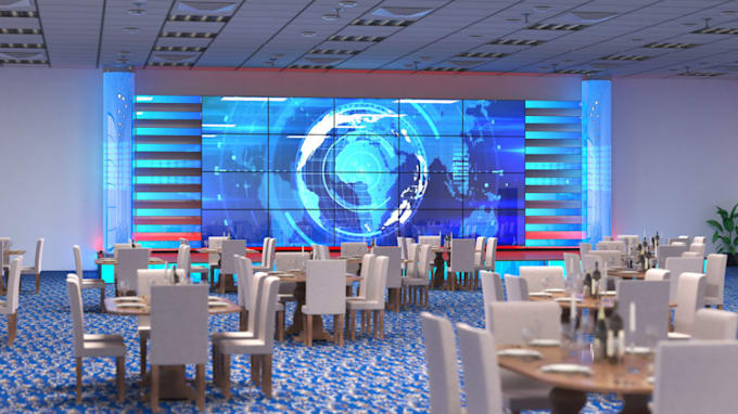 Remodel 3d food court,3d venue,event stage, boho, lodge with 3d render ...
