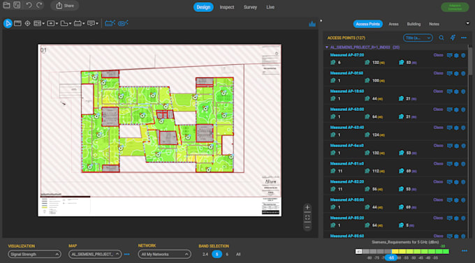 Design a professional wifi network using ekahau ai pro by Roneysingh269 ...
