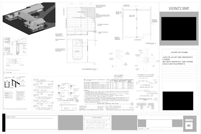 Do city permit architectural design mep adu autocad permit by Sarah ...