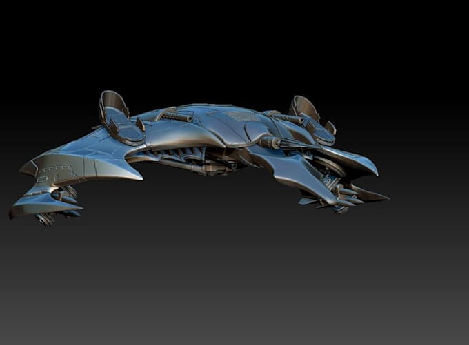 Do 3d drone livery sci fi design,futuristic 3d airship,hovercraft uav model,vtol by Vookmort ...