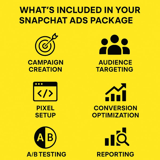 Create and optimize snapchat ads for conversions by Habib0423 | Fiverr