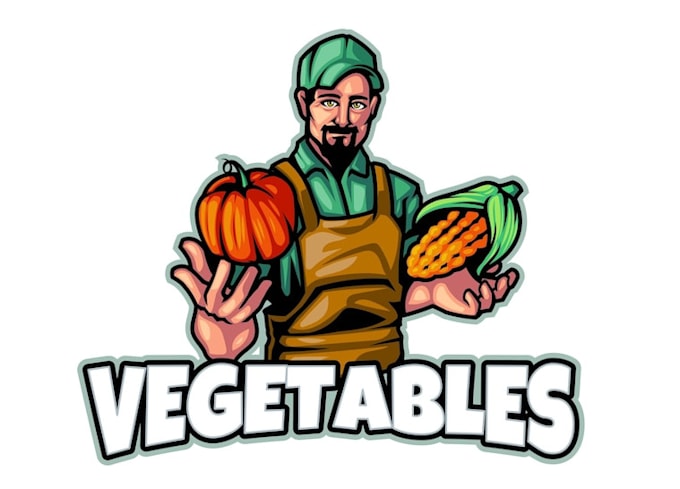 Design a fresh and organic vegetable farm logo for your brand by ...