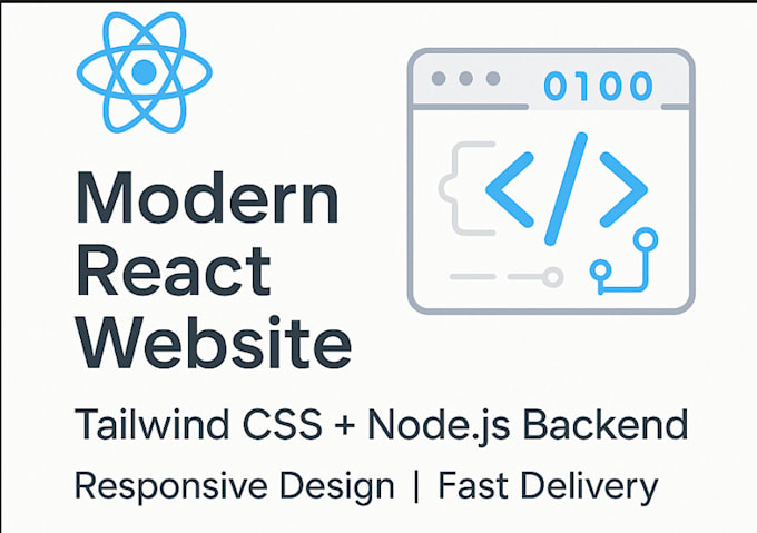 Create a modern react website using tailwind css by Paraspawar157 | Fiverr