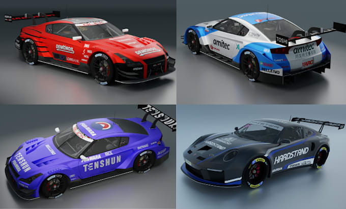 Custom fivem car model gta v car model car rendering livery ytf 3d ...