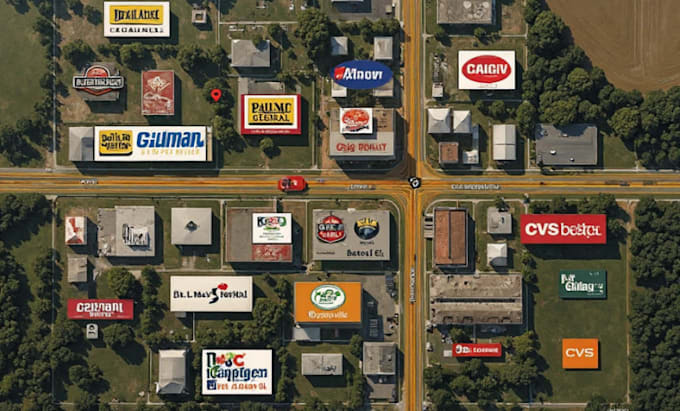 Design aerial and illustrated aps for commercial real estate with site ...