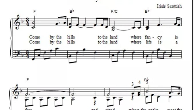 Transcribe vocals into sheet music lead sheet and accurate music ...