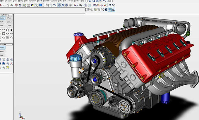 Create 3d cad models, product designs, and technical drawings in ...