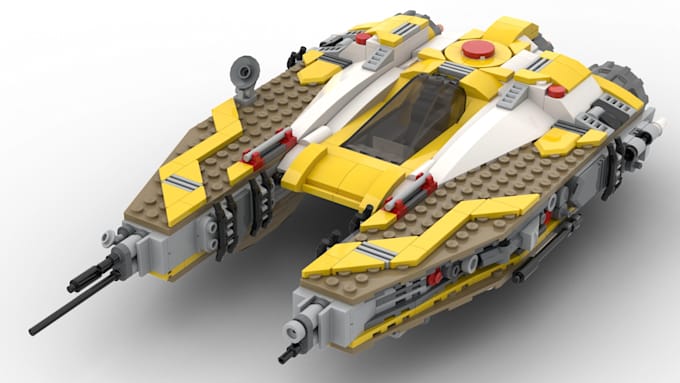 Custom 3d lego model lego set technic lego design, moc, bike, car, ship ...